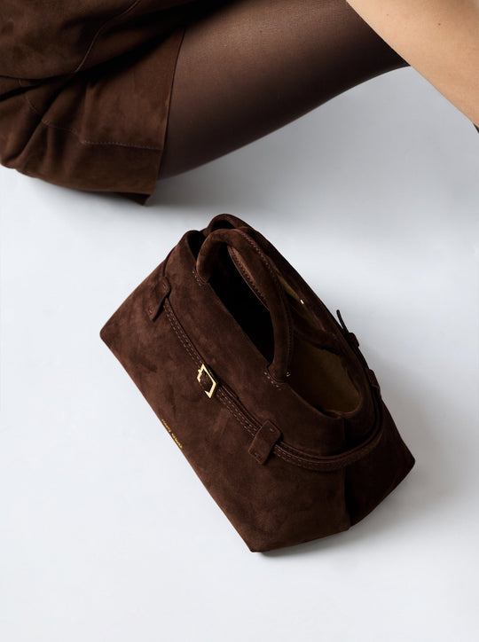 Le Cambon 25 Deep Brown Suede by Manu Atelier